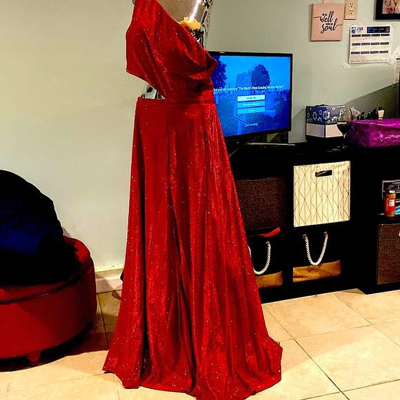 City Studio | Dresses | Fire Hot Red Sexy Eveningformal Gown | Poshmark